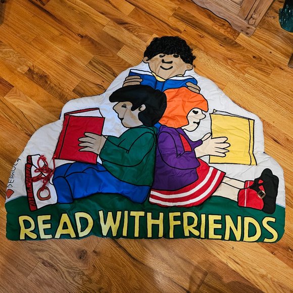 Demco | Art | Vintage 997 9s Tomie Depaola Demco Read With Friends Wall ...